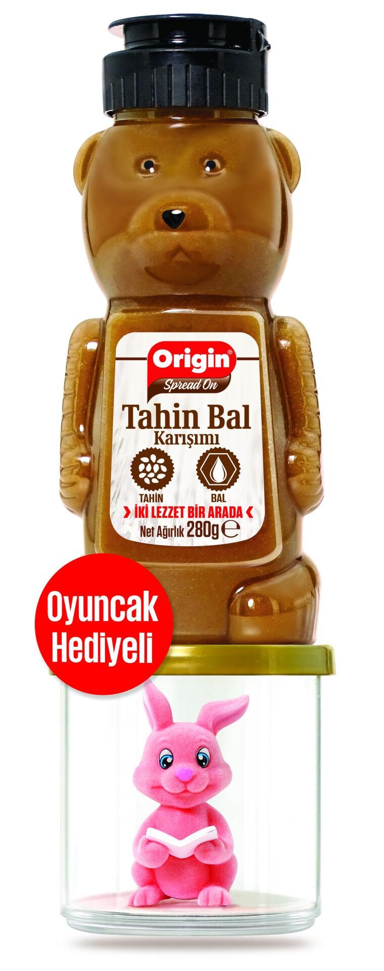 Origin Ayıcık Tahin Bal Karışımı Oyuncak Hediyeli 280 G